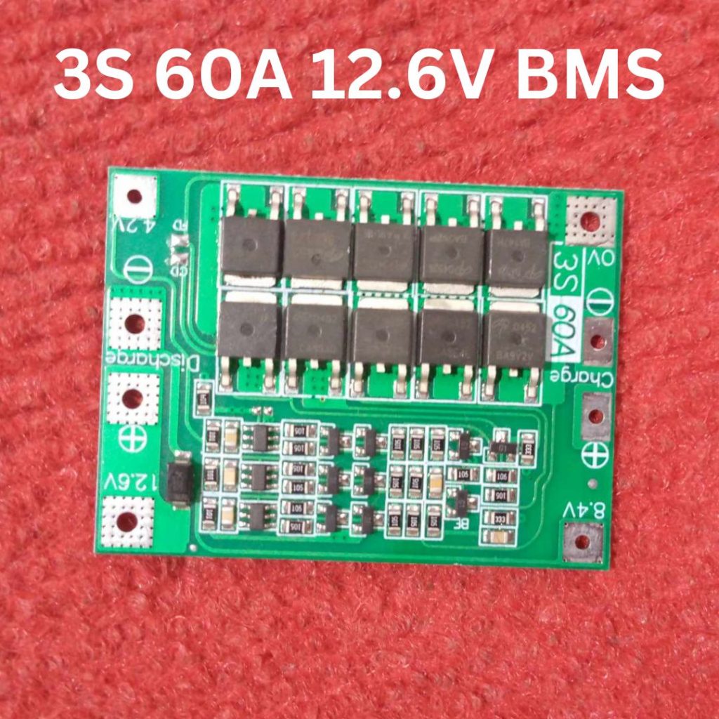 60A 3S BMS Circuit 12V 60A Protection Circuit 12V BMS 60A 11.1V 12.6V ...