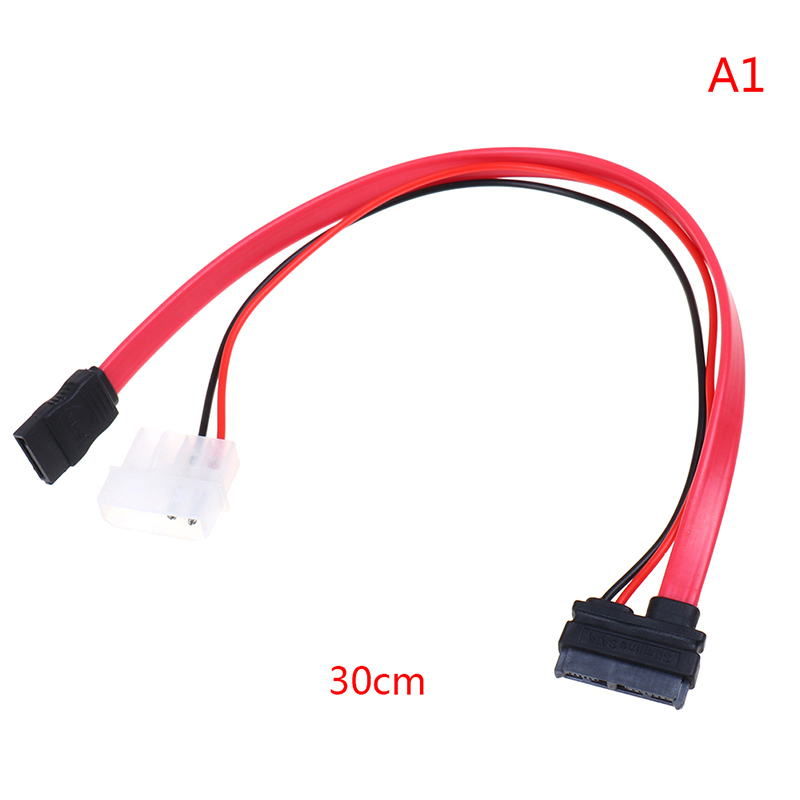 7 + 6 Pin Slimline SATA Cable for Slim Laptop SATA DVD CD-RW Adapter ...