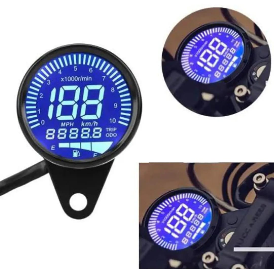 Digital Speed Meter for motorcycle Universal 12V Motorcycle Instrument ...
