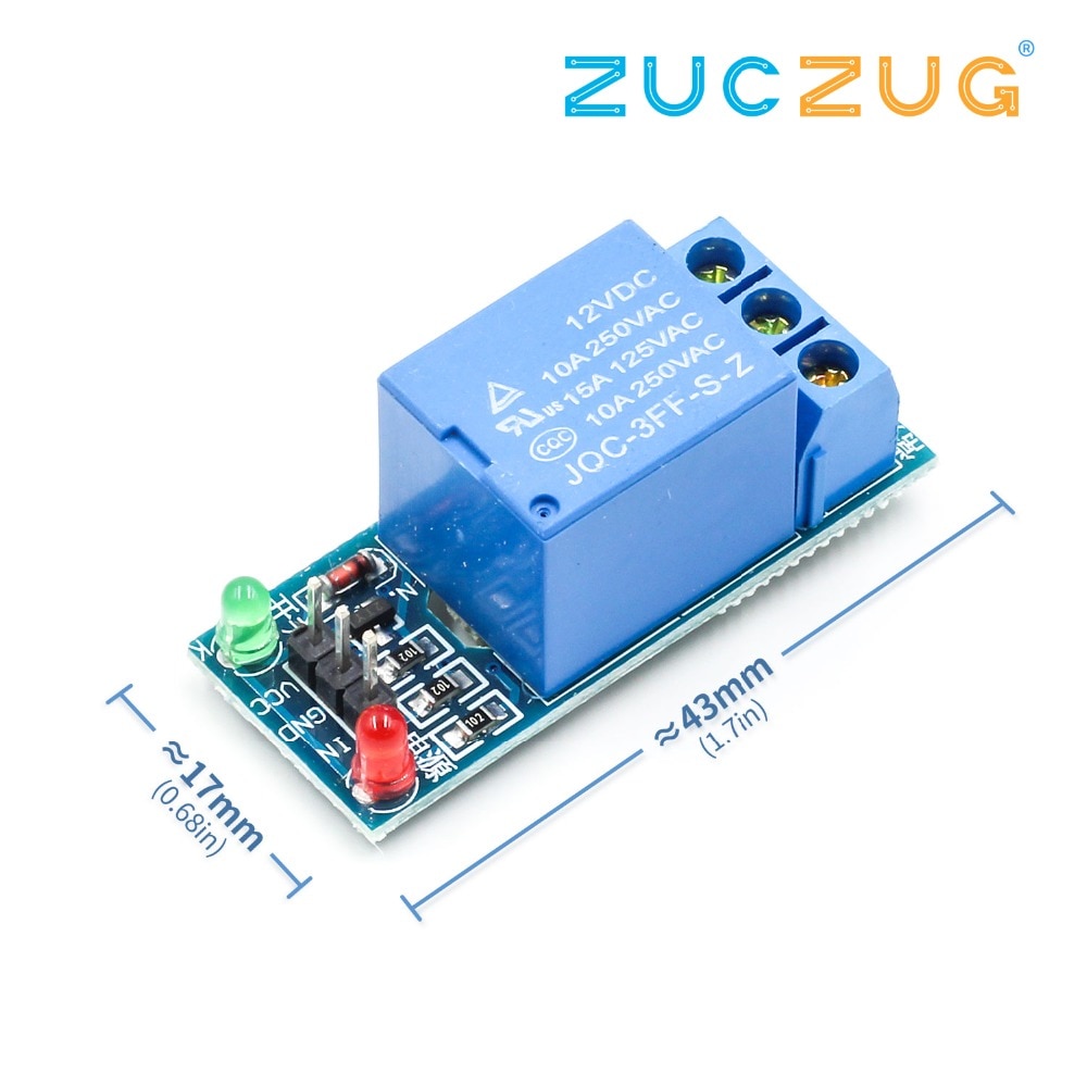 【happy one】1-Channel Relay relay module 12v low level trigger relay ...
