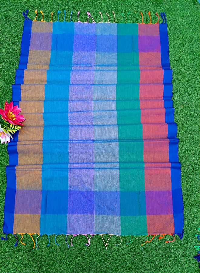 Multi Color Best Quality 5.5 Hand Pure Cotton angail Tat Orna For Women ...