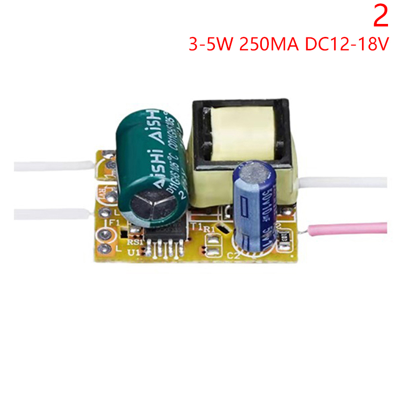 LED Driver 250mA Board 1-3W 3-5W 5-7W 8-12W 12-18W 18-24W Power Supply ...