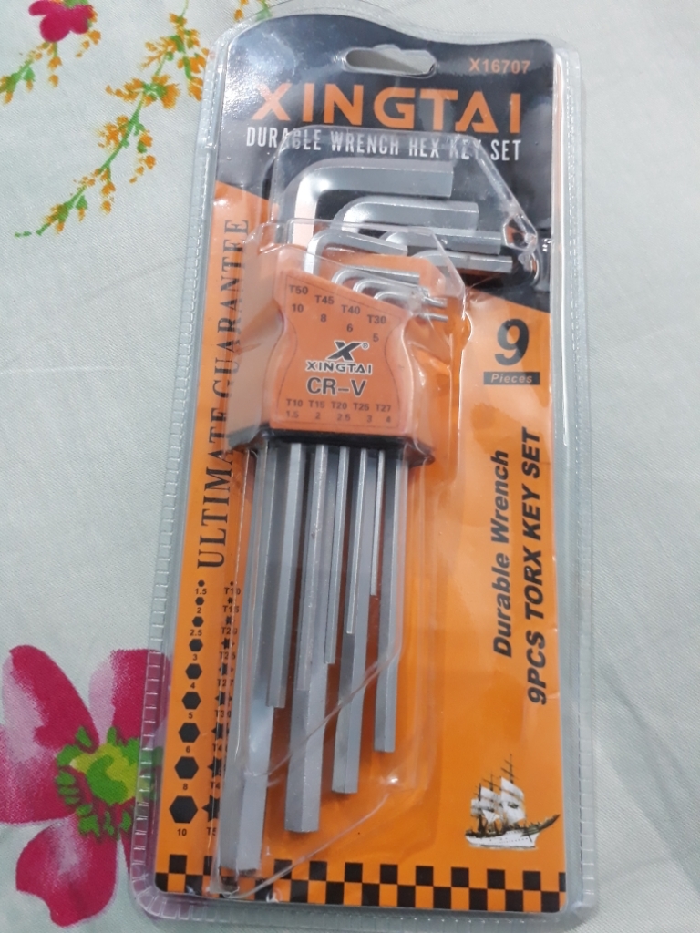 Allen L Wrench Hex Key 9 & Torx Keys Wrenches Hex Sets with Storage ...