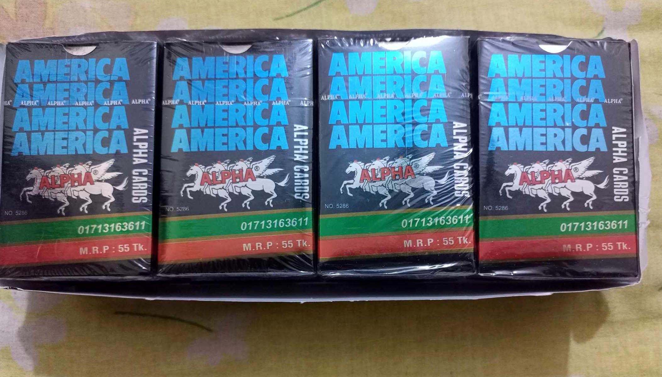 America Alpha Playing Fun Cards Traditional Game Classic Game (Tash ...