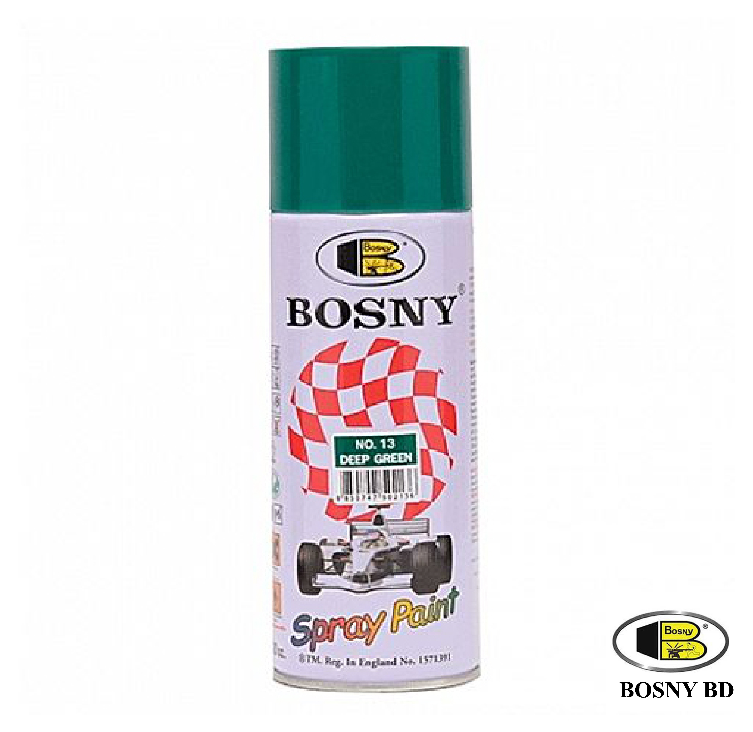 BOSNY SPRAY PAINT- DEEP GREEN, NO- 13 | Daraz.com.bd