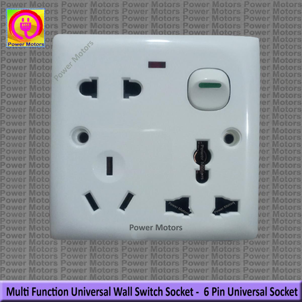 Combine Socket Pin Electrical Wall Mount Gang Plug Socket, 40% OFF