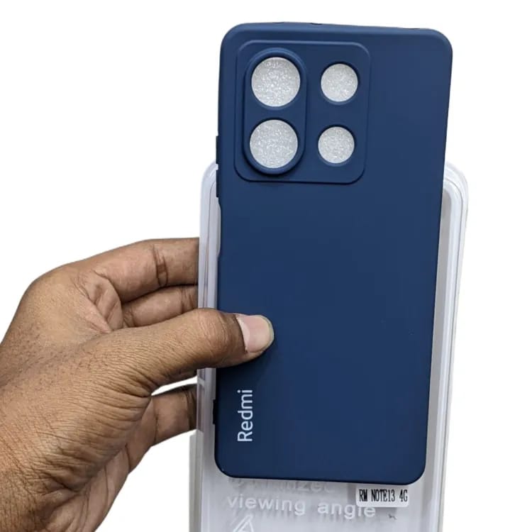 For Xiaomi Redmi Note 13 4G Soft Case Smooth Round Edge Back Cover ...