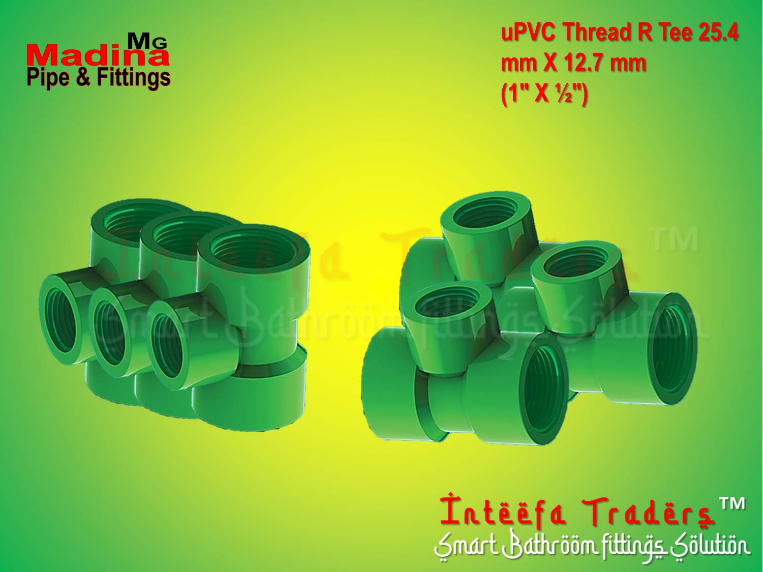 PVC Coupling Tee PVC Thread Fitting Quick Joint Madina R Tee for PVC ...