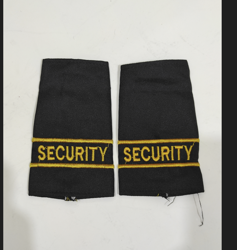 Security Bach - security guard uniform Bach Epaulet , Shoulder Bach ...