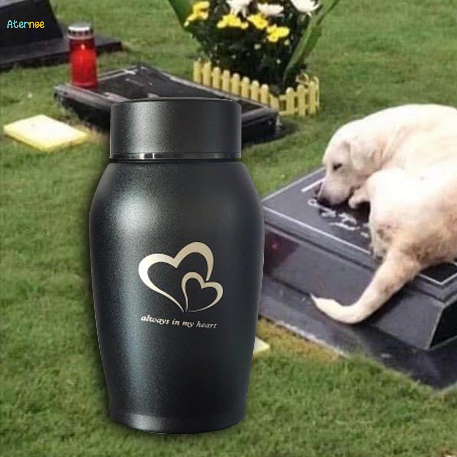 Pet Urns Stainless Steel Keepsake Urn Waterproof Pet Ash Urn Ash ...