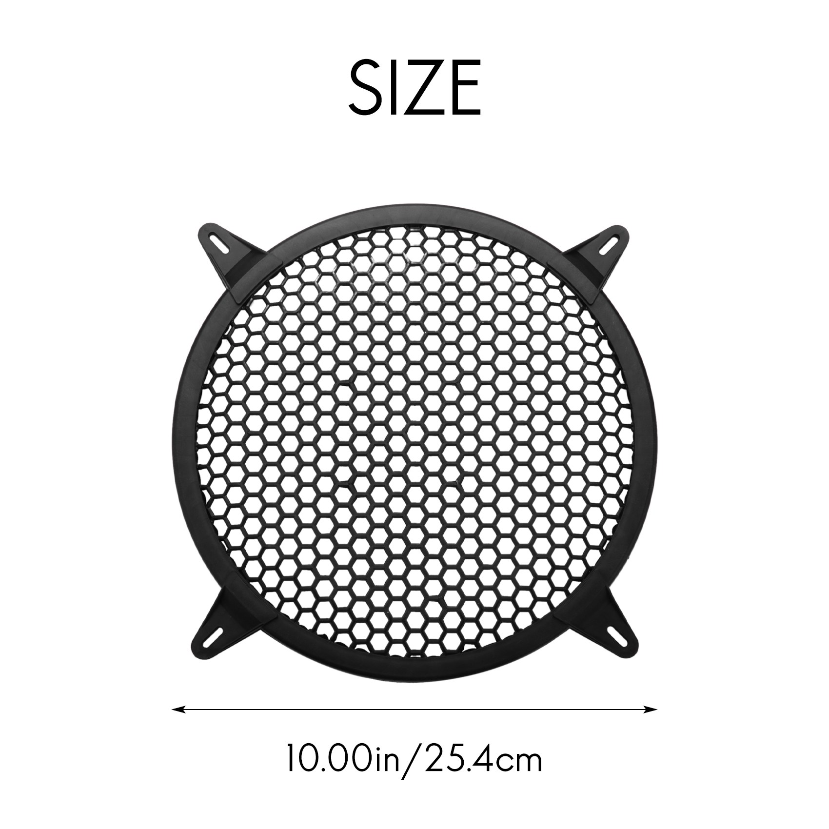 Subwoofer Grid Car Speaker Amplifier Grill Cover Mesh - 10 Inch | Daraz ...