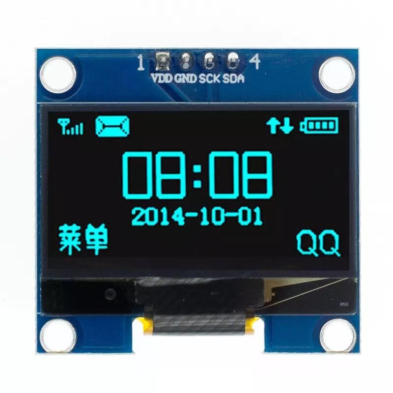 1.3" OLED Module 1.3 inch Display Module White/Blue 128X64SPI/IIC I2C ...