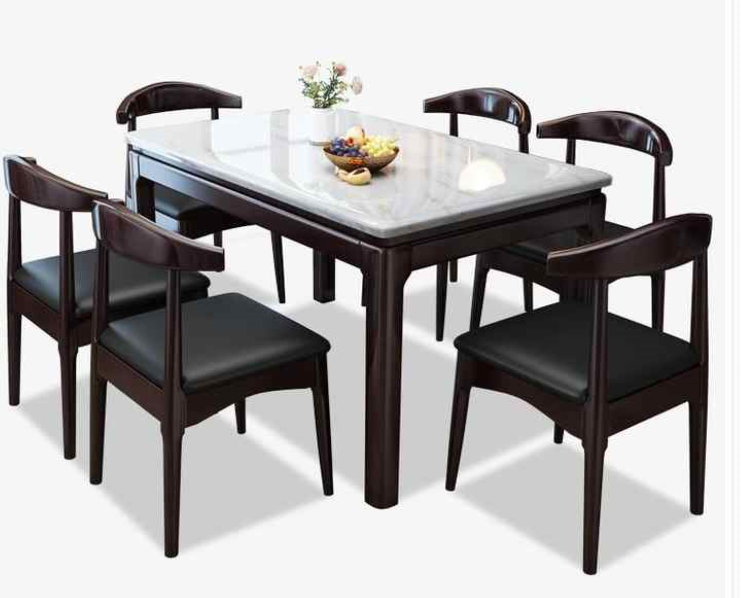 Malaysian Processing Wood Dining Table Set - Smooth finishing | Daraz ...