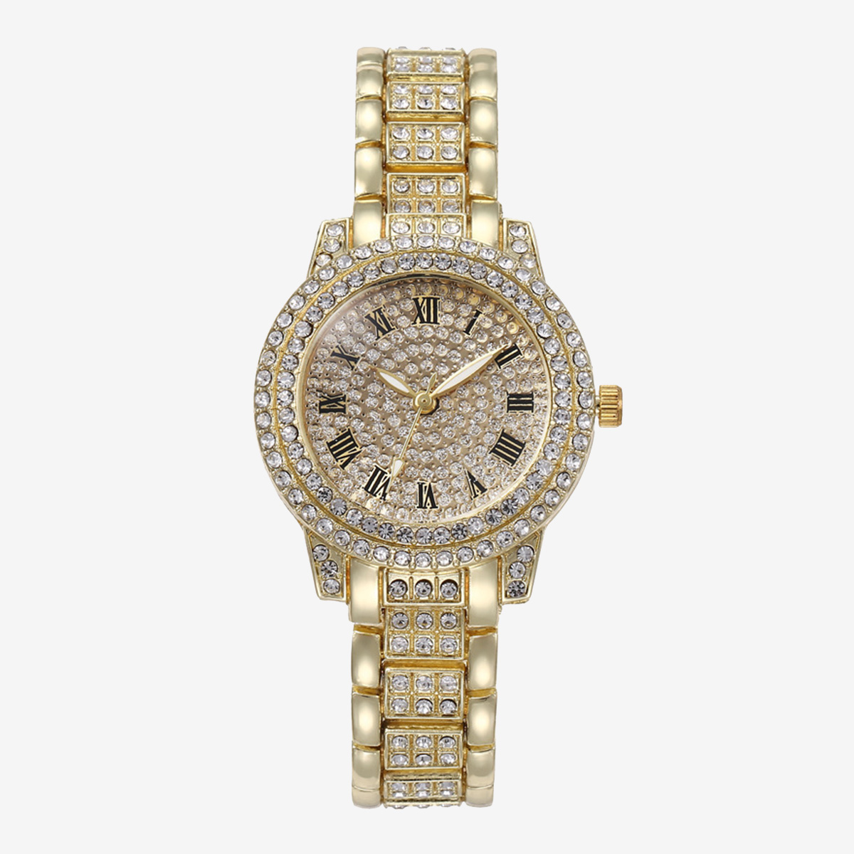 Luxury Rhinestone Ladies Watch Gypsophila Quartz Watches Crystal Watch ...