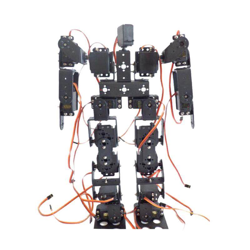 17DOF Biped Two Feet Humanoid Metal Robot Educational Servo Bracket Kit ...