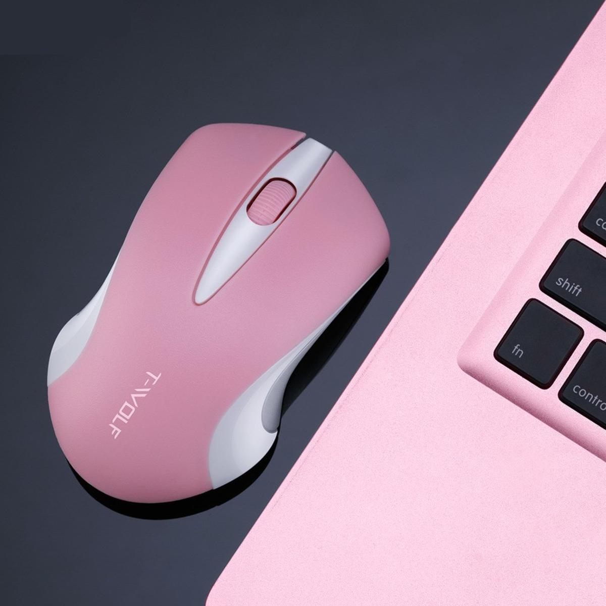 1600Dpi Pink Computer Mouse Wireless Mouse Cordless Girl Cute Mouse Optical Mouse Fashion Mice For Laptop Daraz .bd