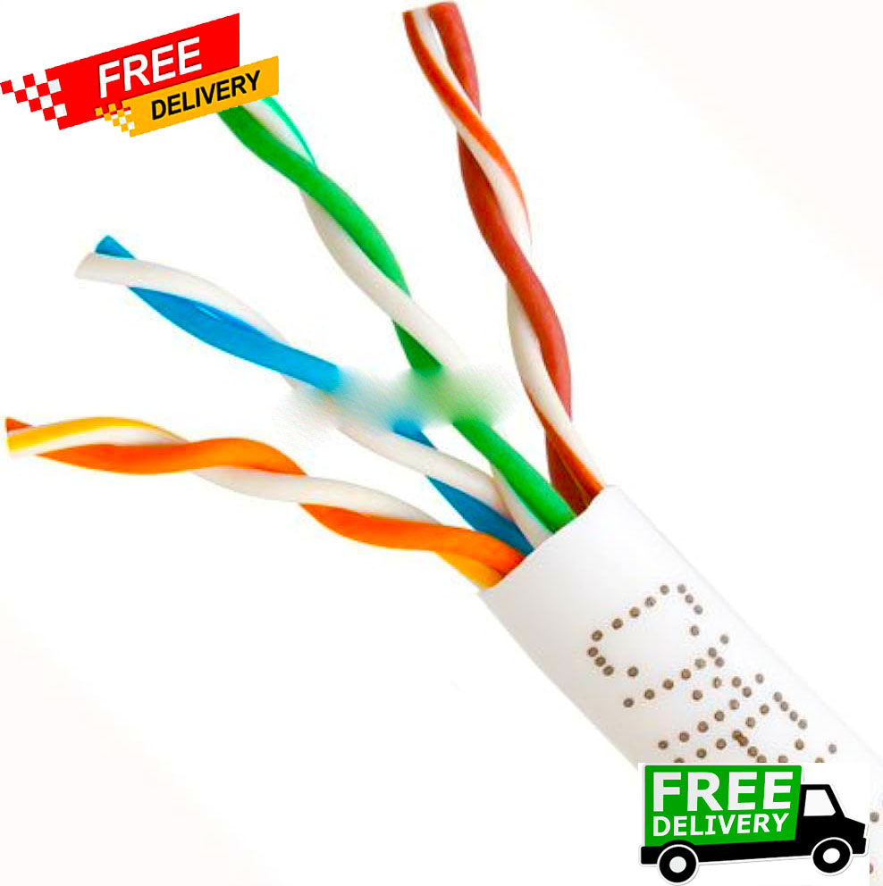 20 to 100 meter Cat5 cables LAN Network Gigabit Ethernet Cable Network ...