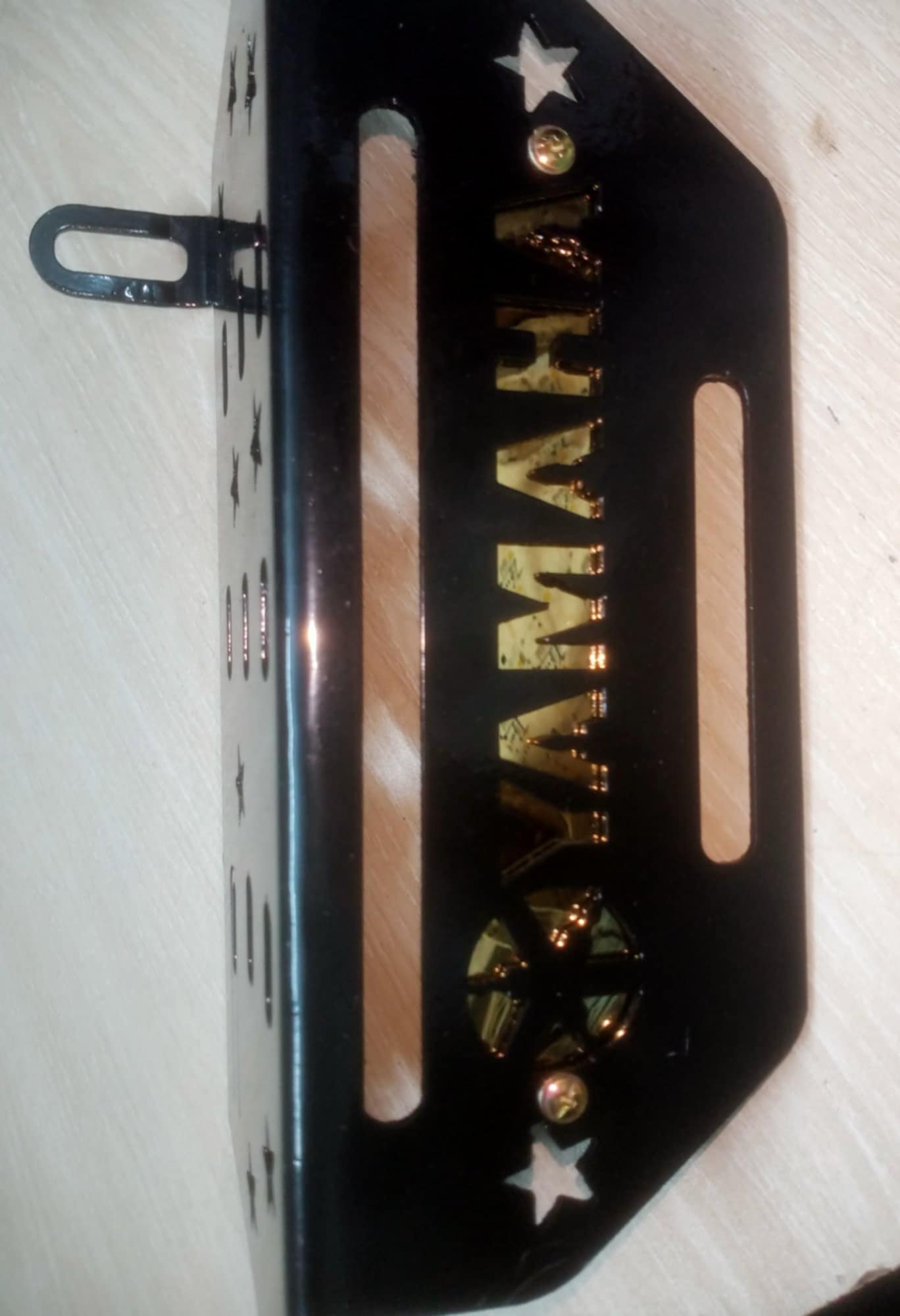 Yamaha silencer guard stainless still Box padani silencer cover | Daraz ...