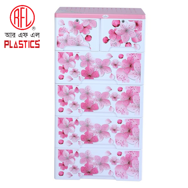 RFL Wardrobe Classic 5 Drawer medium -Glow | Daraz.com.bd