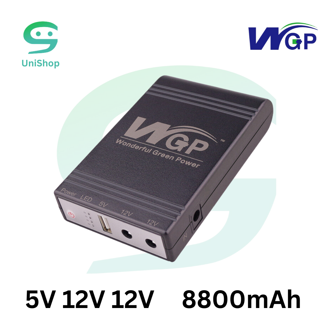 WGP Mini UPS 8800 mAh DC UPS for Router, Onu, CC Camera 5 12 12 Volt Output | Daraz.com.bd
