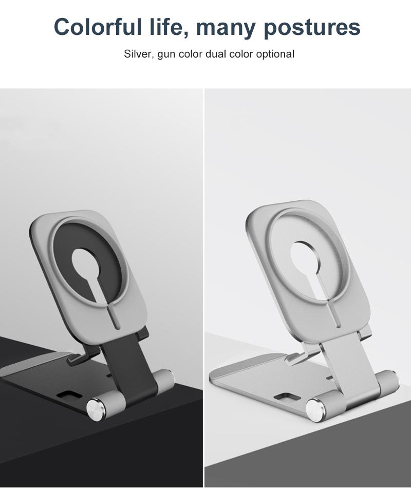 Stand for MagSafe Charger Aluminum Desktop Phone Stand Holder ...