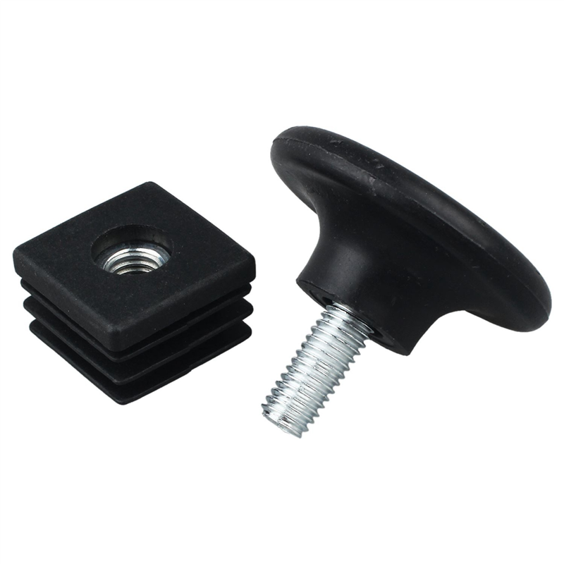 30 Sets 45mm Base Dia Adjustable Leveling Foot 25mmx25mm Square Tube ...