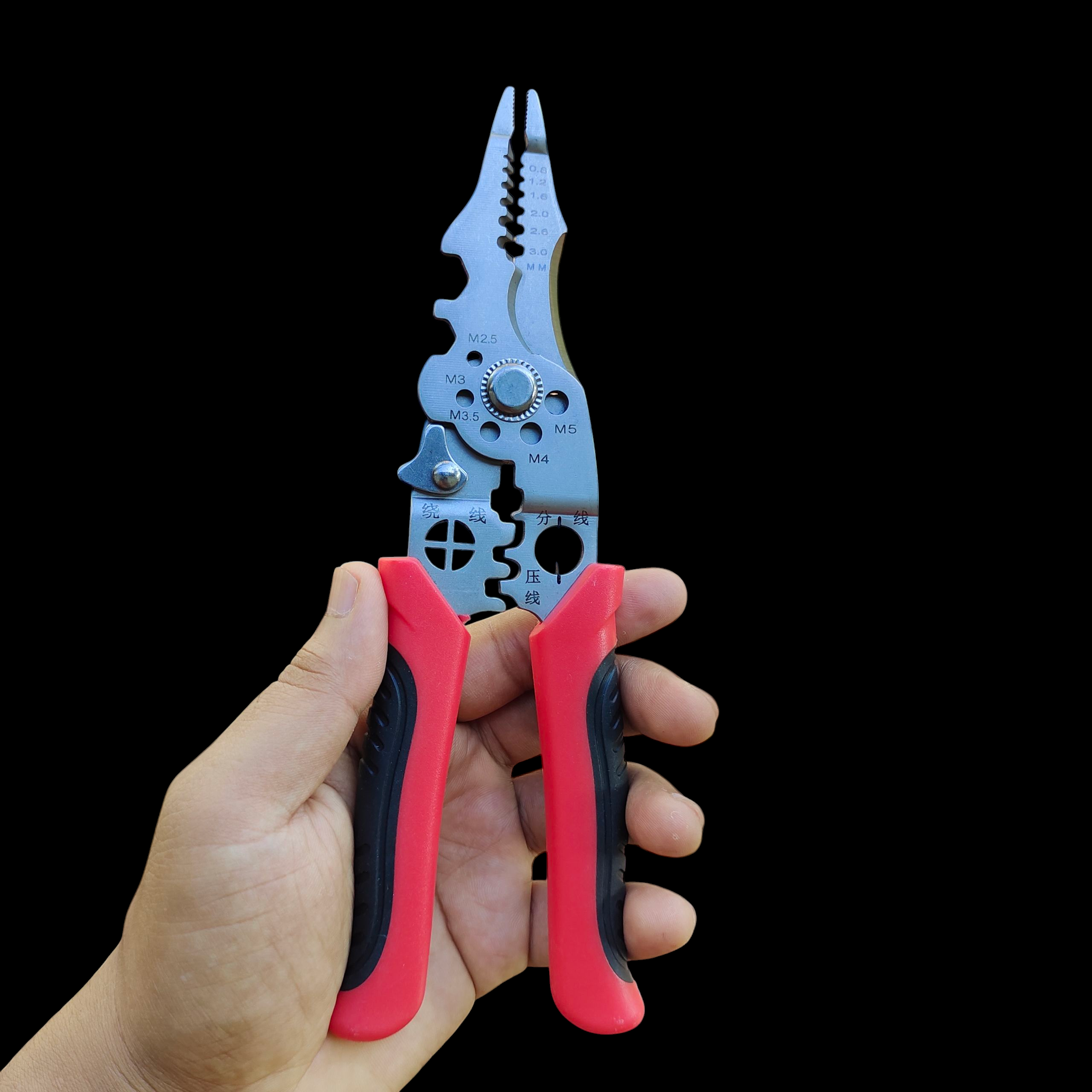 Colourful Advanced Wire Stripping, Splitting, and Winding Pliers with ...