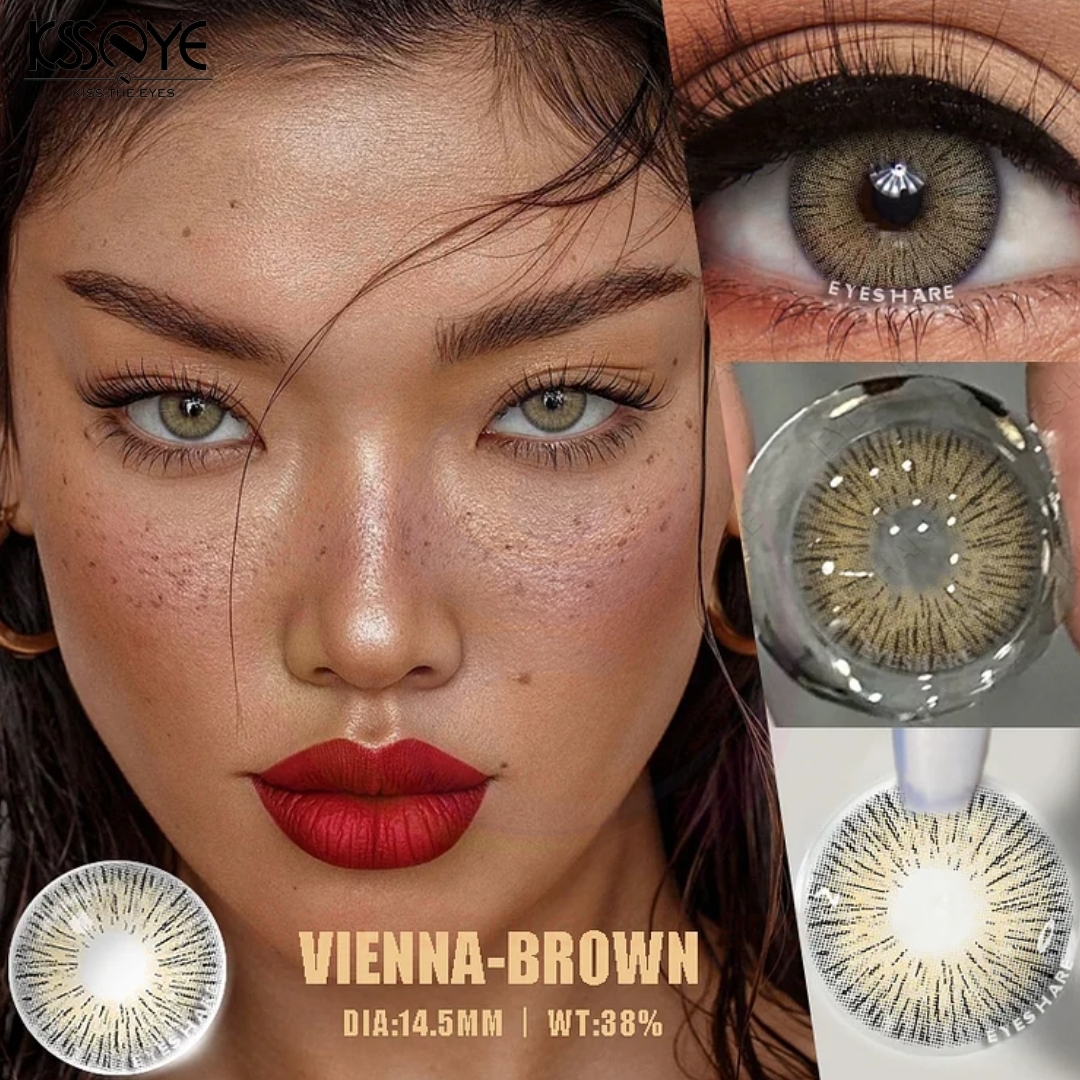 New Premium Ksseye Vienna (Blue,Brown,Gray & Chocolate) Color Contact ...