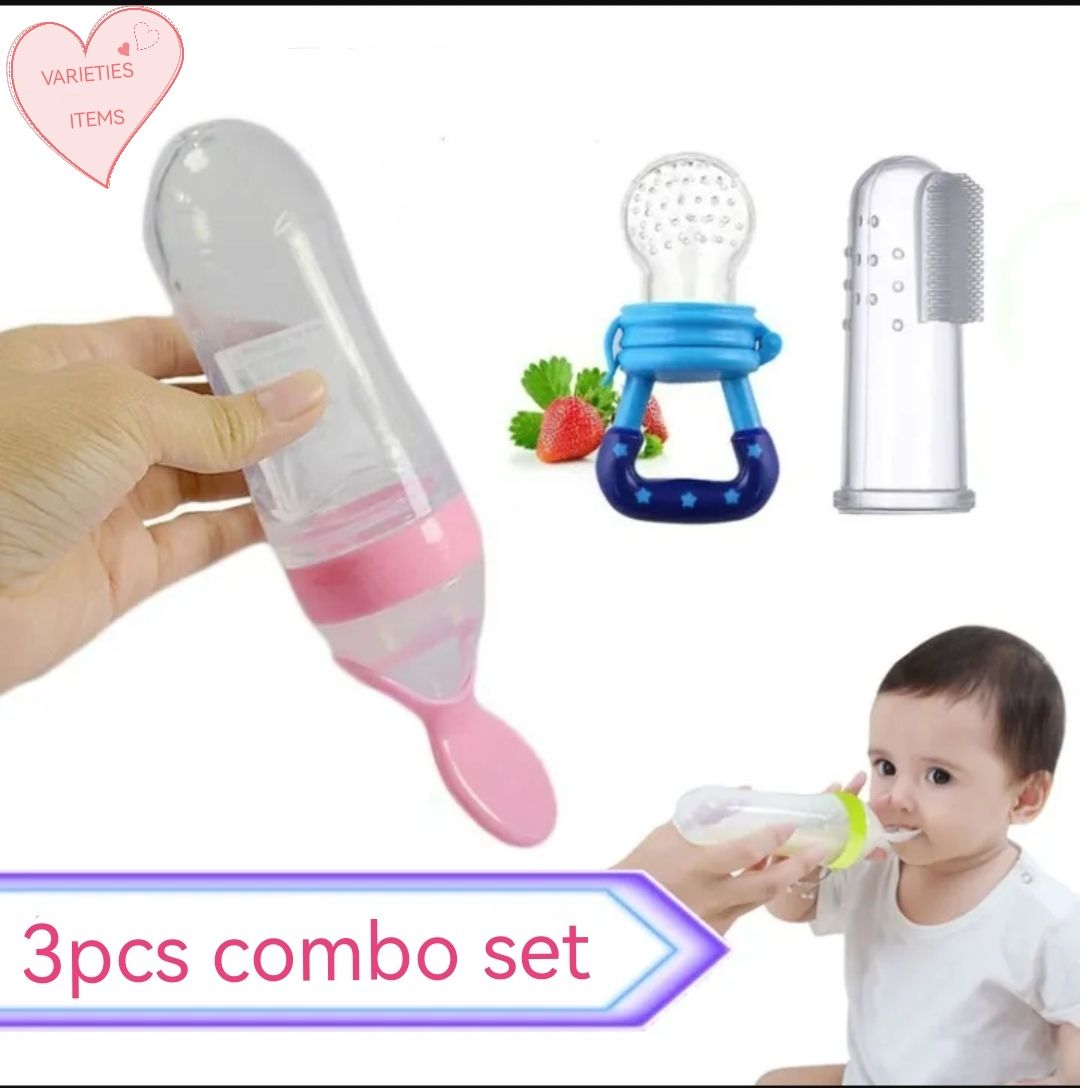 3 In 1 Package Baby Pacifier And Milk Bottle / Baby Toothbrush - Baby ...