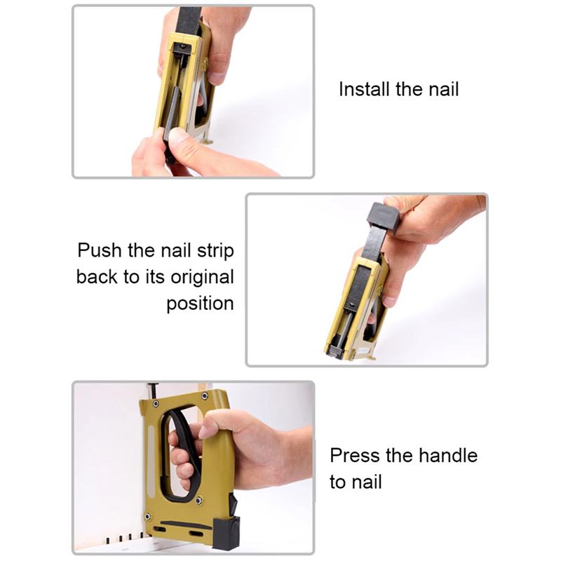 Metal Metal Handheld Stapler Industrial Art Photo Frames Stapler ...