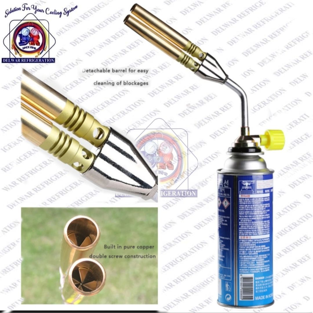 Twin brazing Gas Torch Flame gun Double