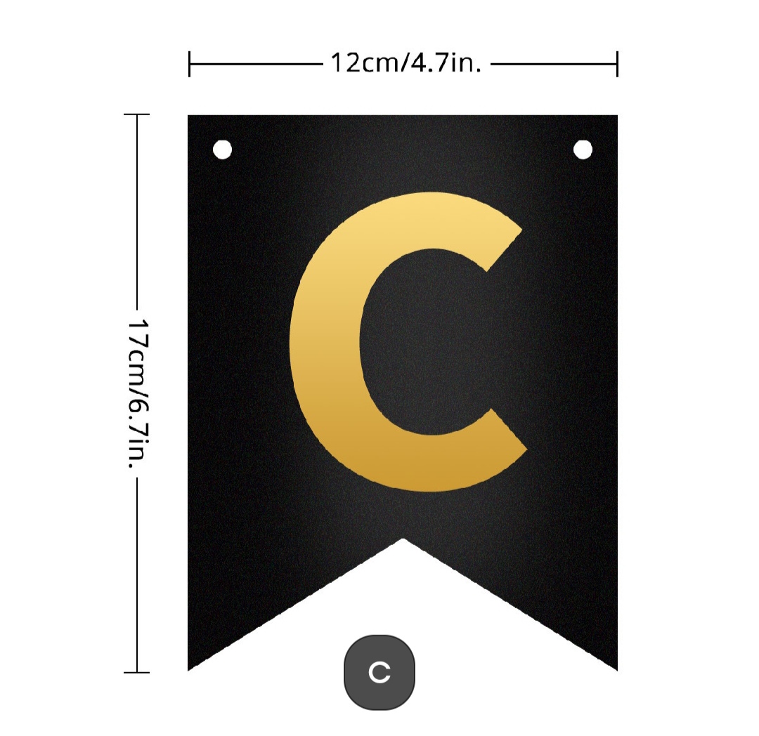Custom Letter Banner Kit/DIY Personalized Banner For Birthday Banner ...