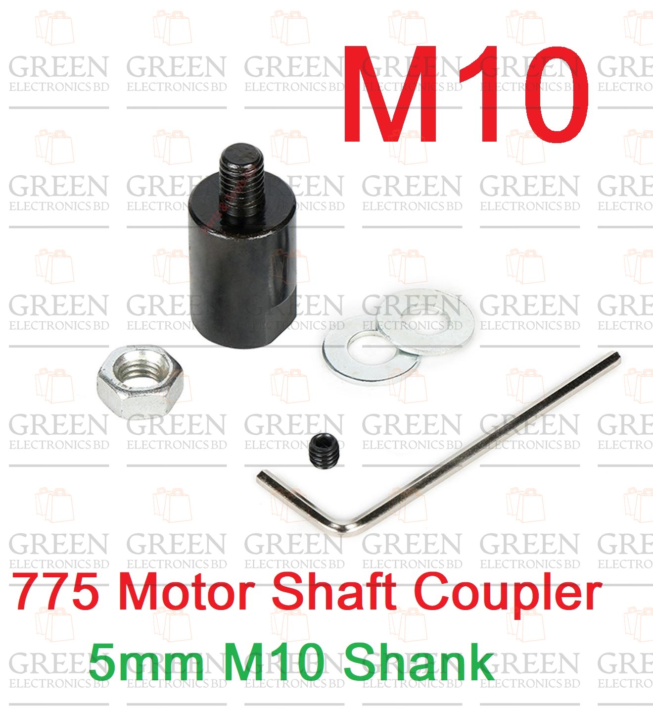M10 5mm SHANK Arbor Mandrel Connector Adaptors Cutting Tools For 5mm ...