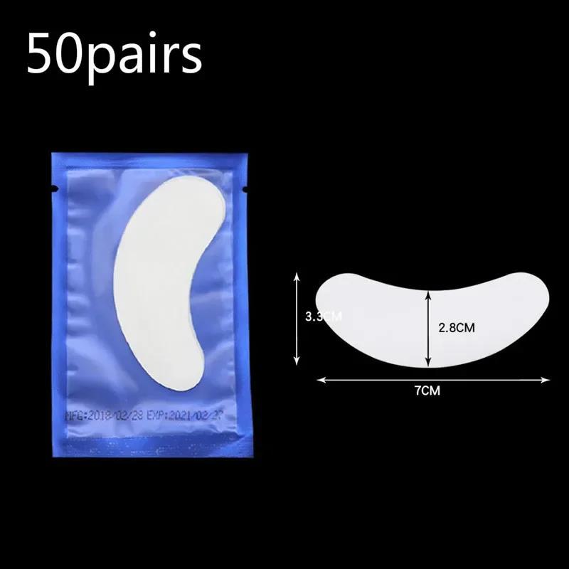 50Pairs Eyelash Pad Gel Patch Grafting Eyelashes Under Eye Patches For ...