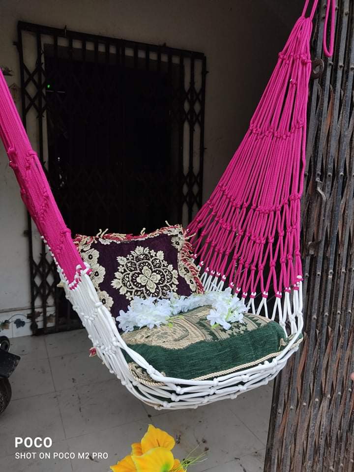 Hand Made Dulna Adult Rope bed Hanging Dulna Use For All People Large ...