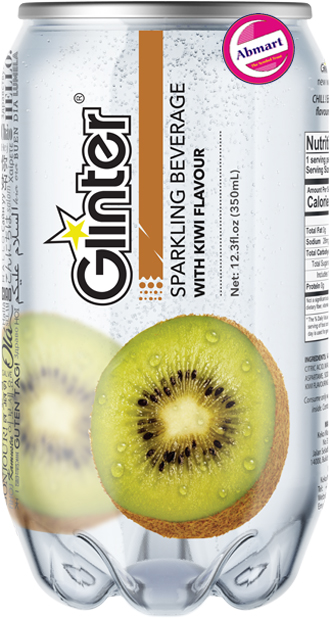 Glinter Sparkling Water Kiwi Flavoured Tonic Water best for Mixers ...