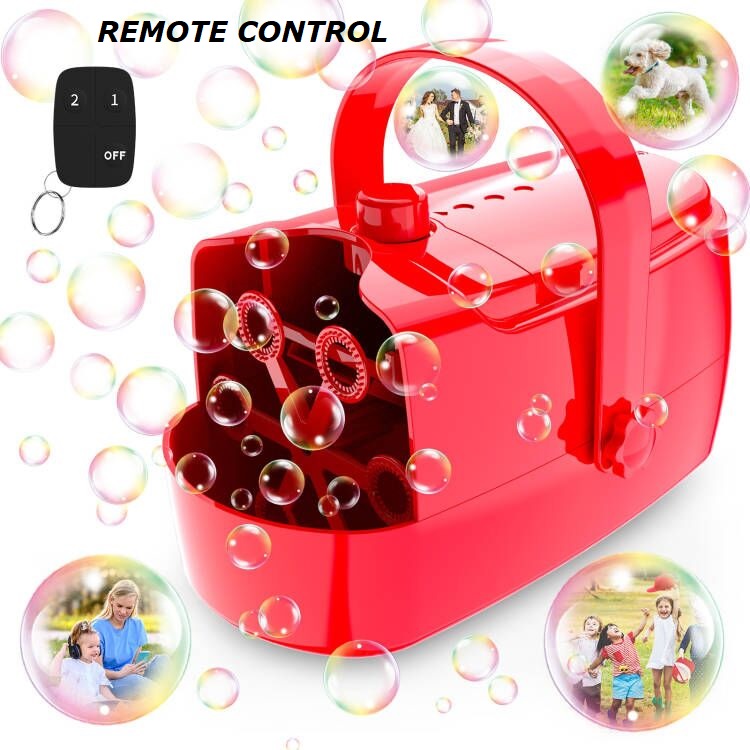 Remote control Bubble machine portable automatic support plug-in or ...