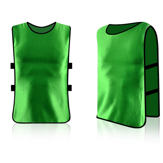 1Pcs 45*66cm Adults Men Football Vest Soccer Pinnies Jerseys Quick ...
