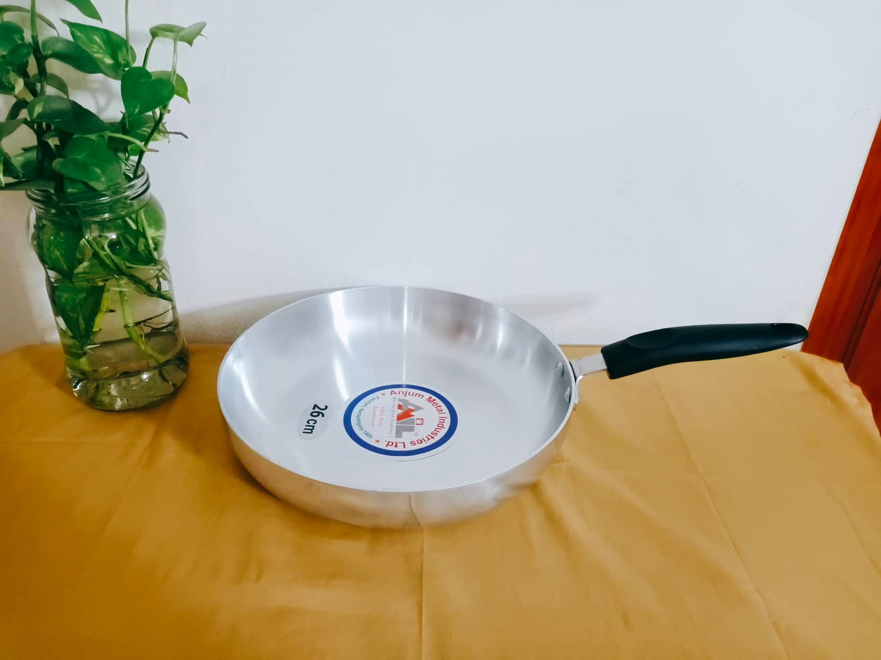 Pakistani Anjuman 24cm Fry Pan Pure Aluminium Cookware Without Lid ...