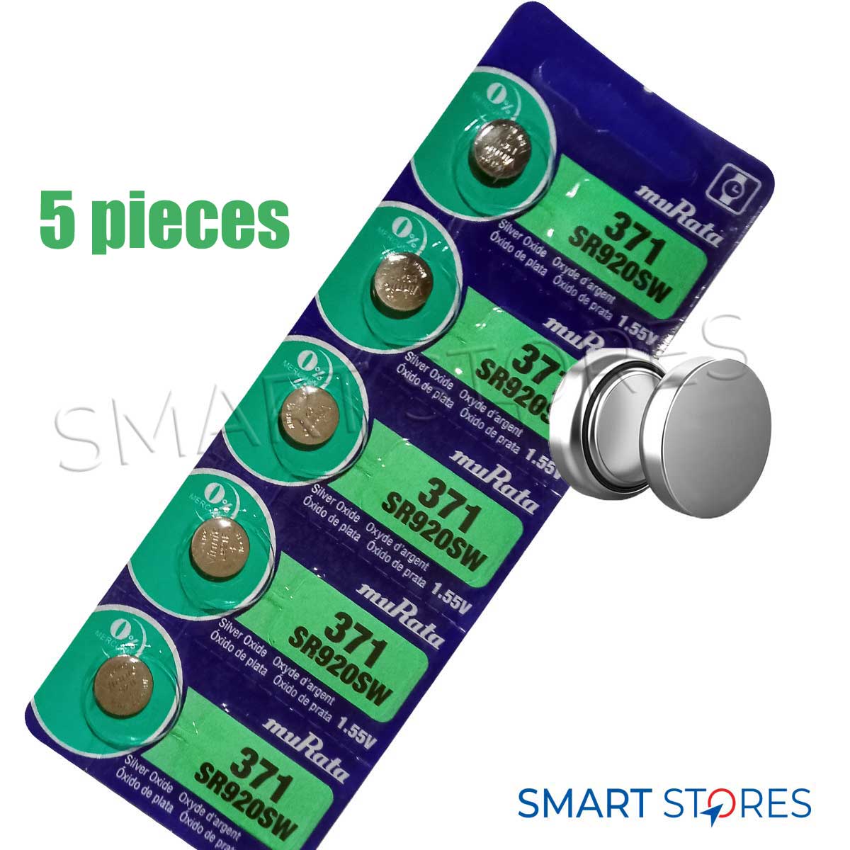 Sr920Sw / 371 1.55V Silver Oxide Button Cell Watch Battery ...