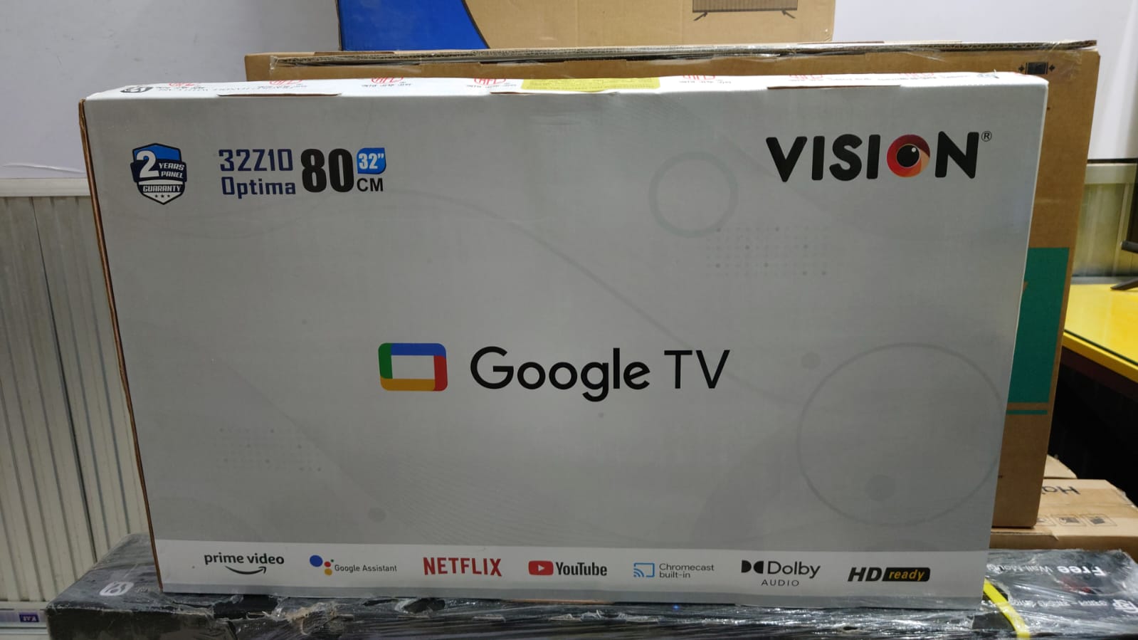 Vision 32" Google TV Smart Wi-Fi Optima Voice Control TV (32Z10) | Daraz.com.bd