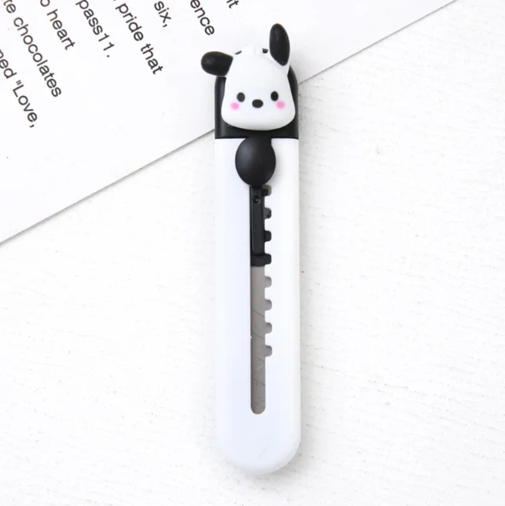 1Pcs Cartoon Cute Dog Art Mini Student Paper Cutter Letter Opener Box ...