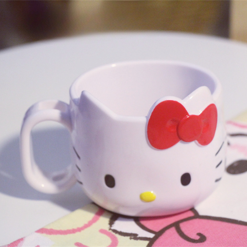 Hello Kitty Water Cup Cute Kawaii Kitty Breakfast Milk Cup Kids Sweet ...
