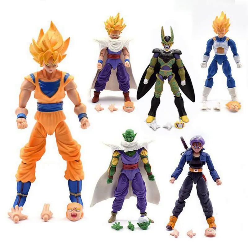 【selevn roind】Dragon Ball SHF Movable and Modifiable Doll Model Toy ...