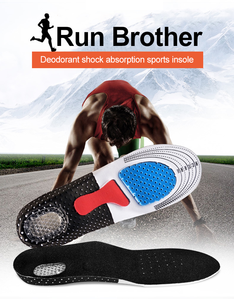 Unisex Orthotic Arch Support Sport Shoe Pad Sport Running Foot Care ...
