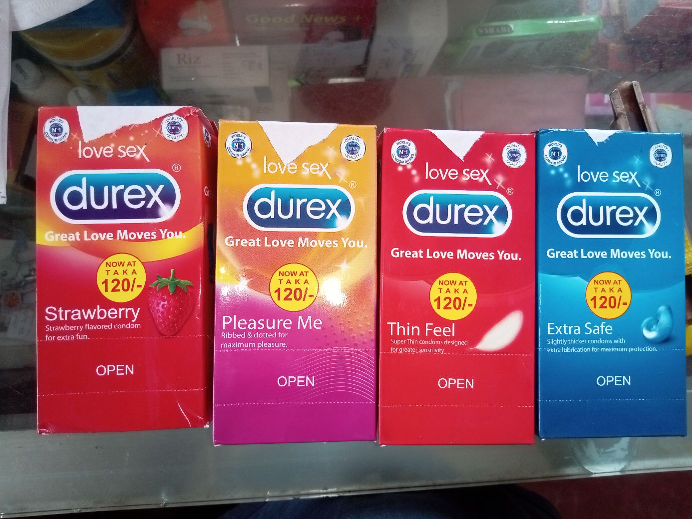 Durex Mixed Flavors Great Love 3 in 1 Condom - 18 Pcs Pack | Daraz.com.bd