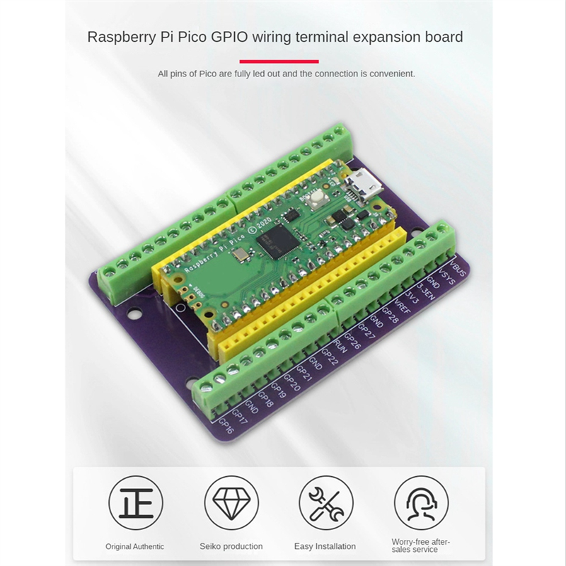 1Set for Raspberry Pi PICO GPIO Expansion Board Onboard Male and Female ...