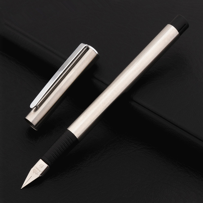 New Jinhao 65 Silver Colors Business Office Fountain Pen student School ...