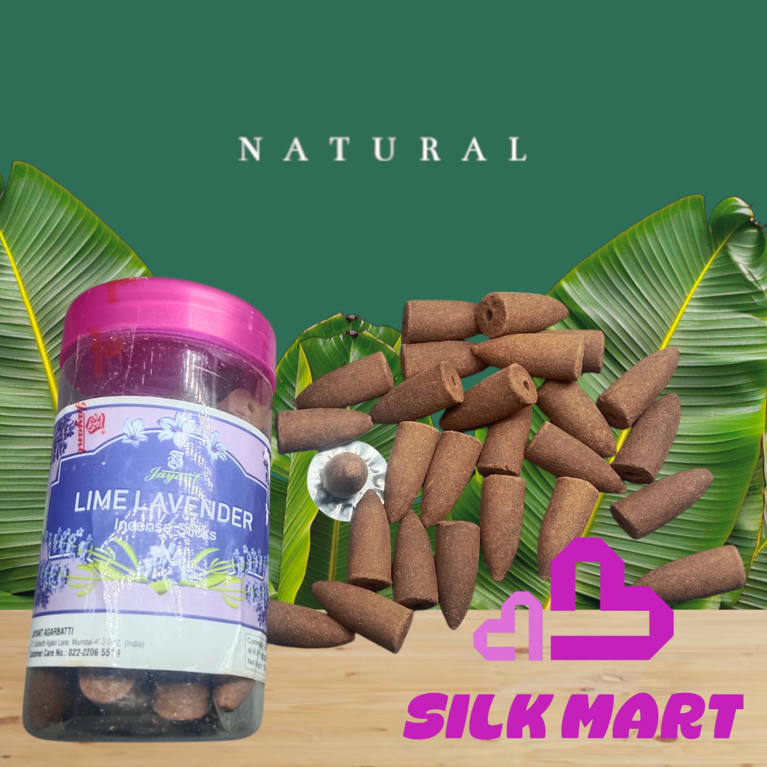 Jayant Lime Lavender Dhoop Incense Sticks Agarbatti Jar | Daraz.com.bd