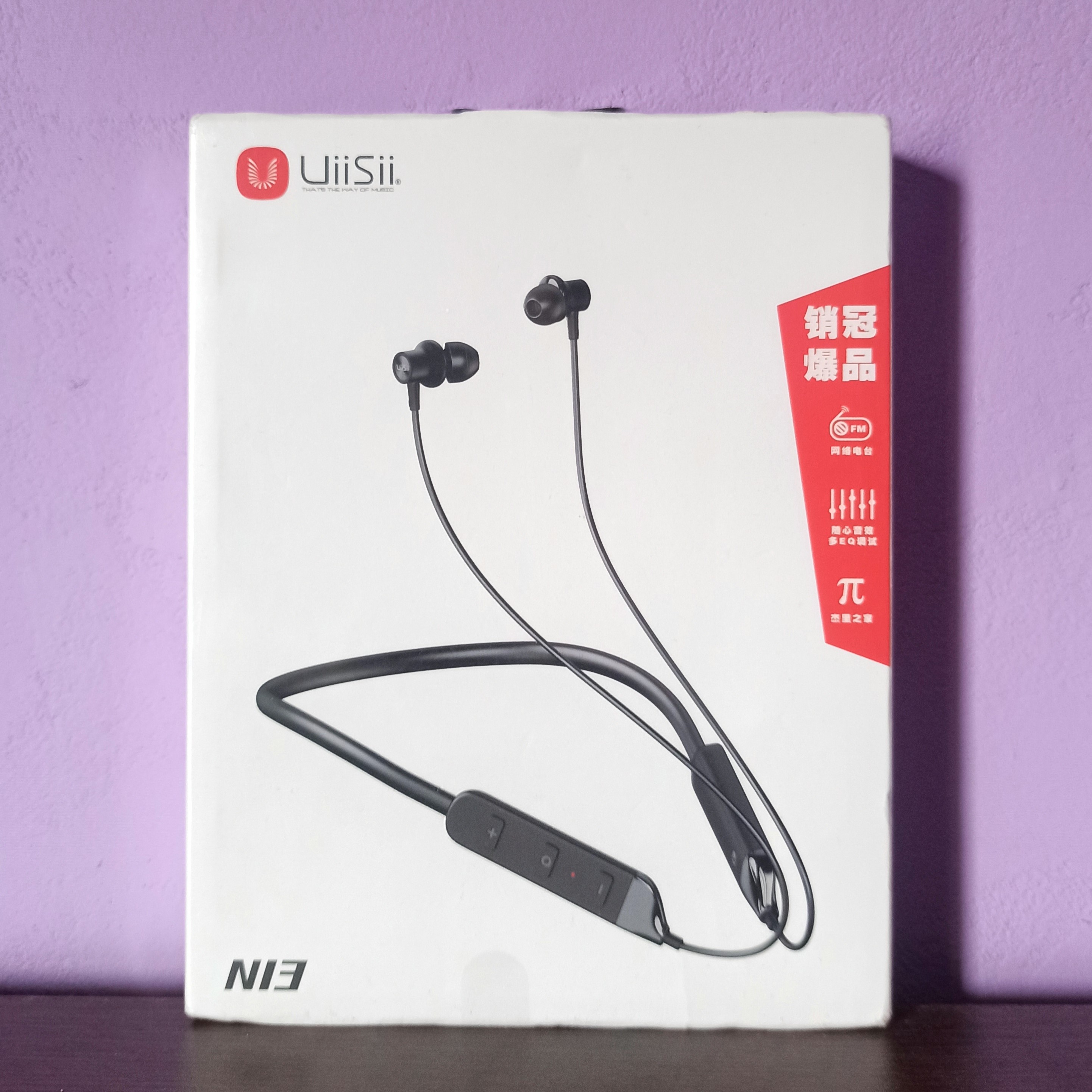 UiiSii N13 Bluetooth 5.3 Low Latency Sports Neckband Wireless Earphone | Daraz.com.bd